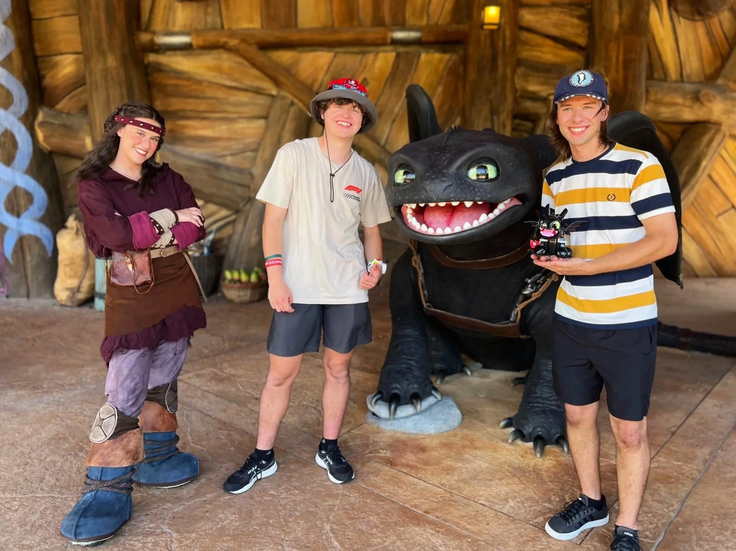Toothless Meets LEGO Toothless: Exploring Berk at Epic Universe ...