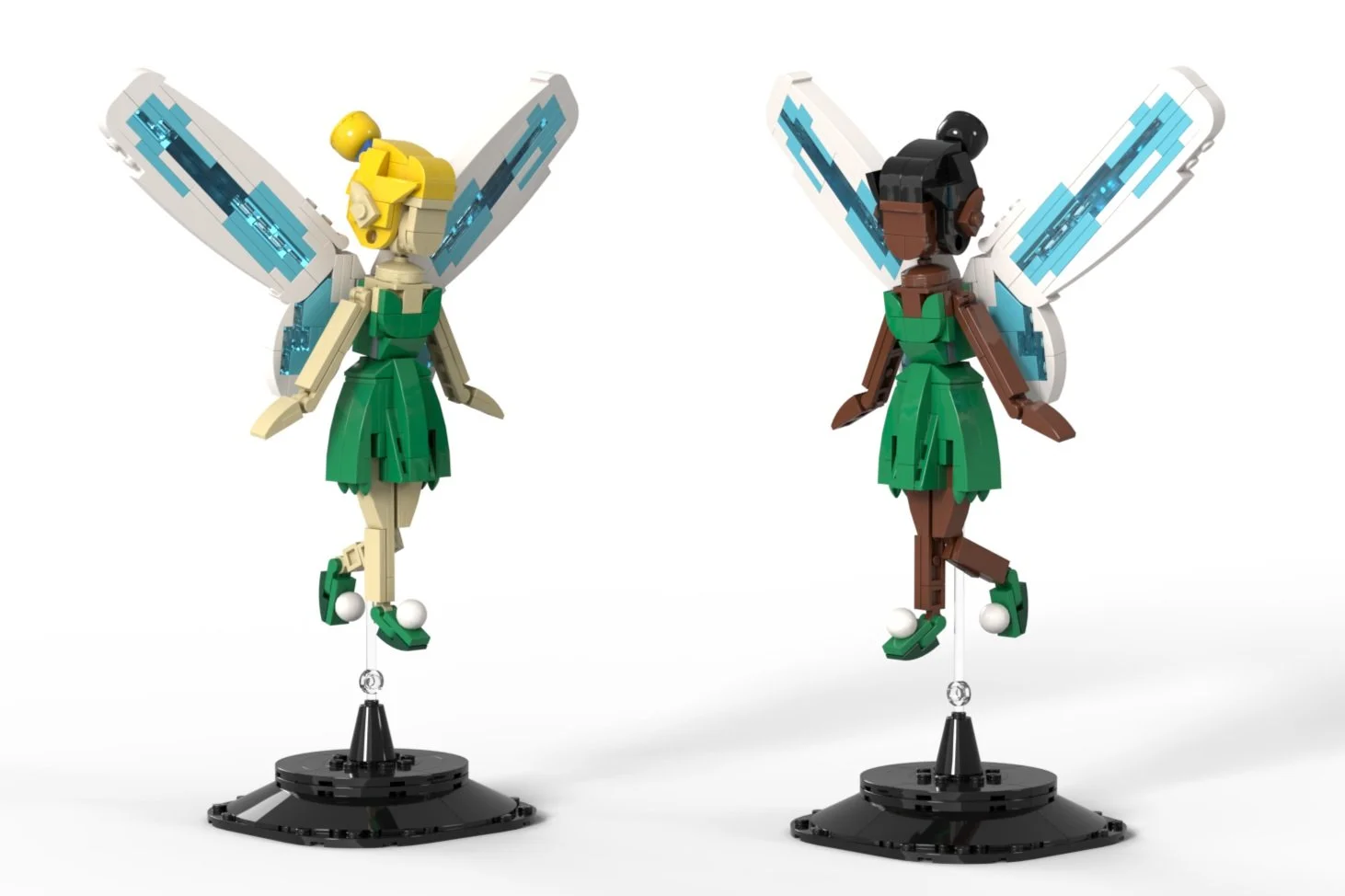 Instructions to Build a Life-Size LEGO Tinker Bell - BrickNerd - All ...