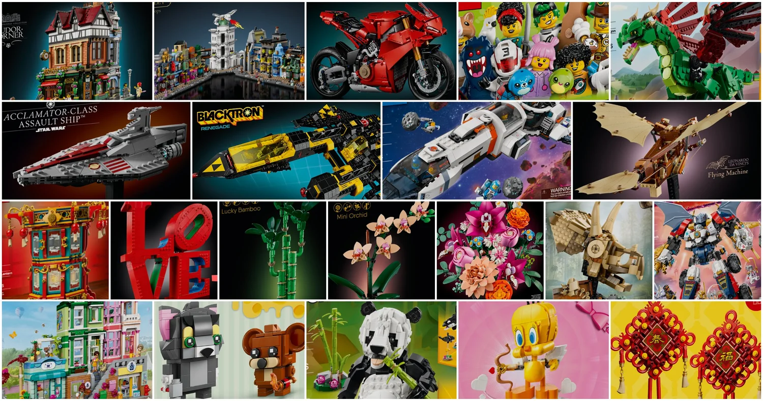 150+ New LEGO Sets for January 2025 Include Botanicals, Star Wars ...