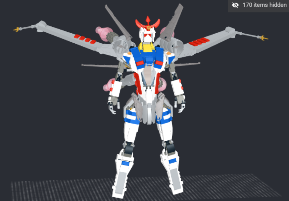 Gundam Wing X-0: Fusion From a LEGO Galaxy Far Far Away - BrickNerd ...