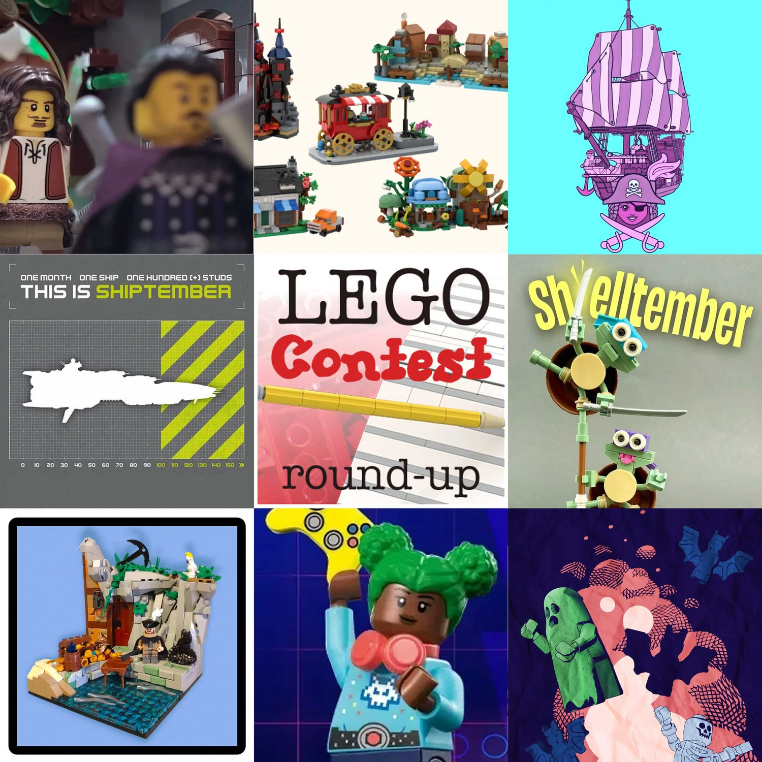 Squaring the Circle: Building Round Shapes Using LEGO - BrickNerd - All ...