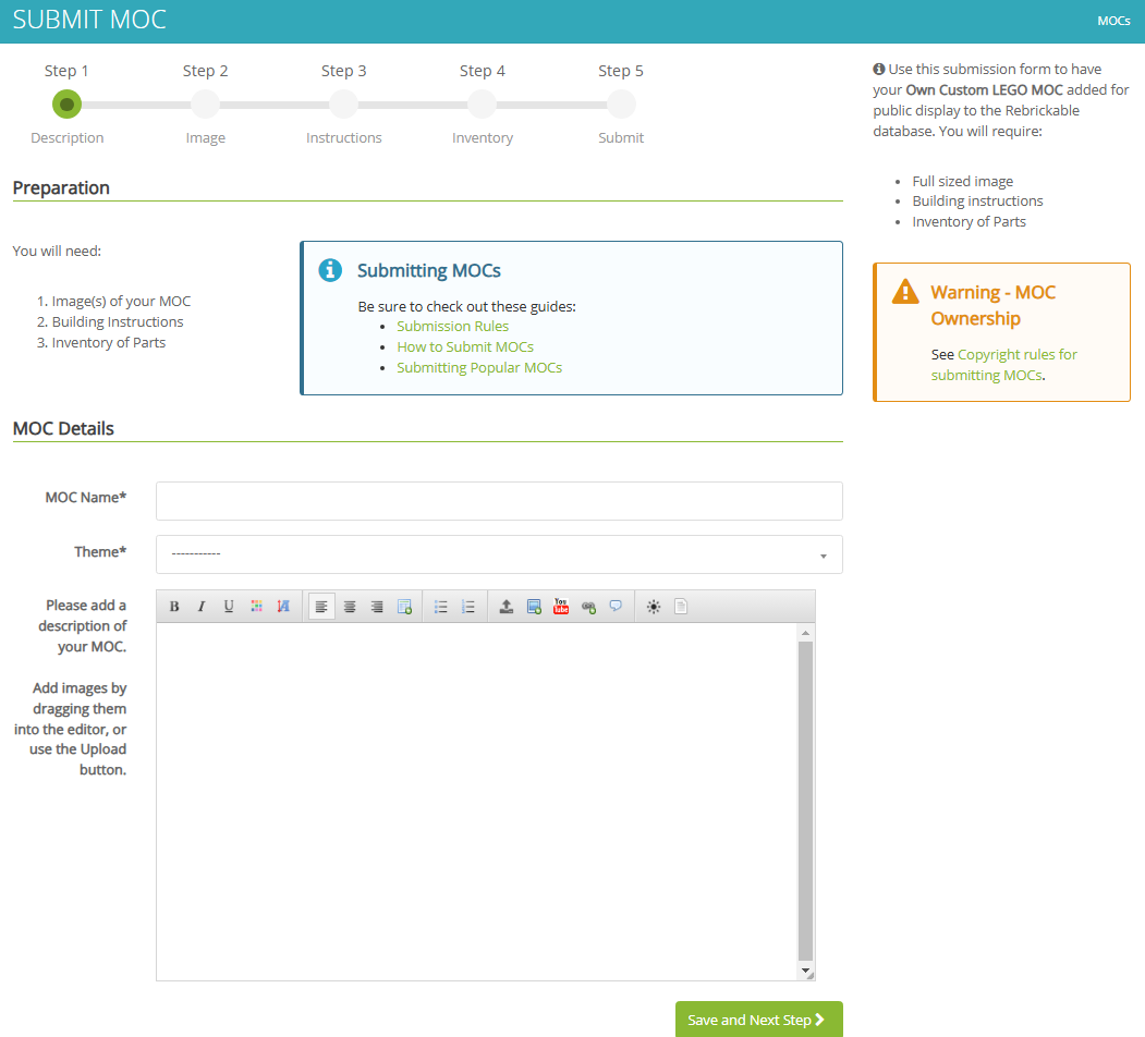 Mastering Rebrickable: A Guide to Sharing LEGO MOCs and Instructions ...