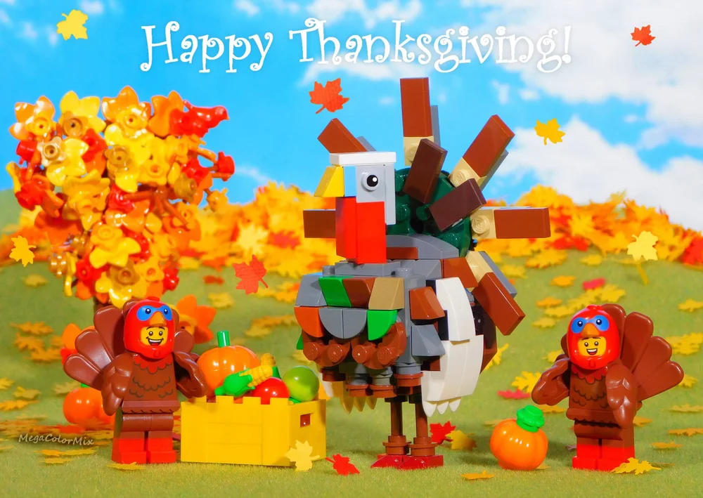 The Secret Adventures of LEGO Minifigs: Thanksgiving Feast - BrickNerd ...