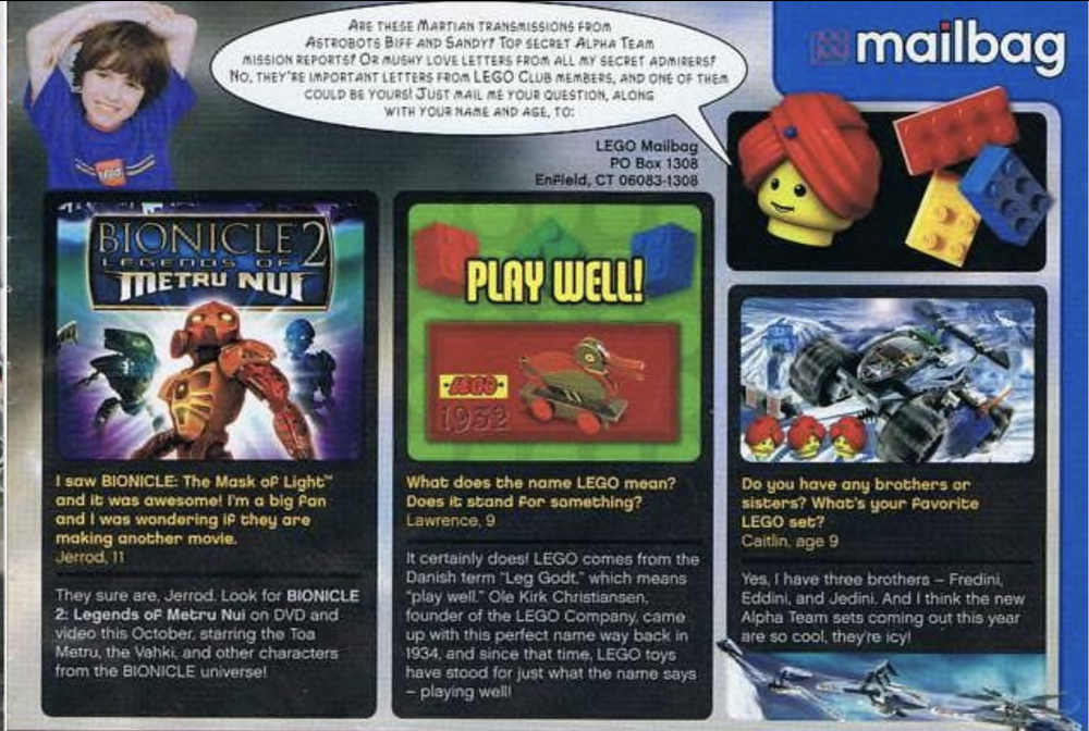 Where Did LEGO Fan Mail Go? Remembering The Amazing Redini - BrickNerd ...