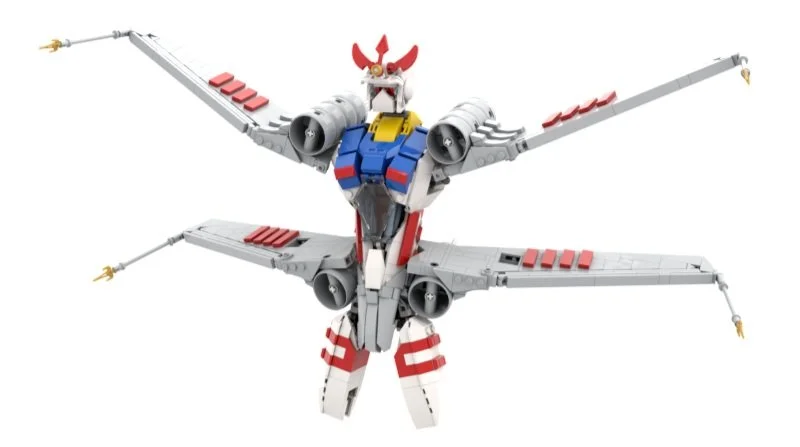Gundam Wing X-0: Fusion From a LEGO Galaxy Far Far Away - BrickNerd ...