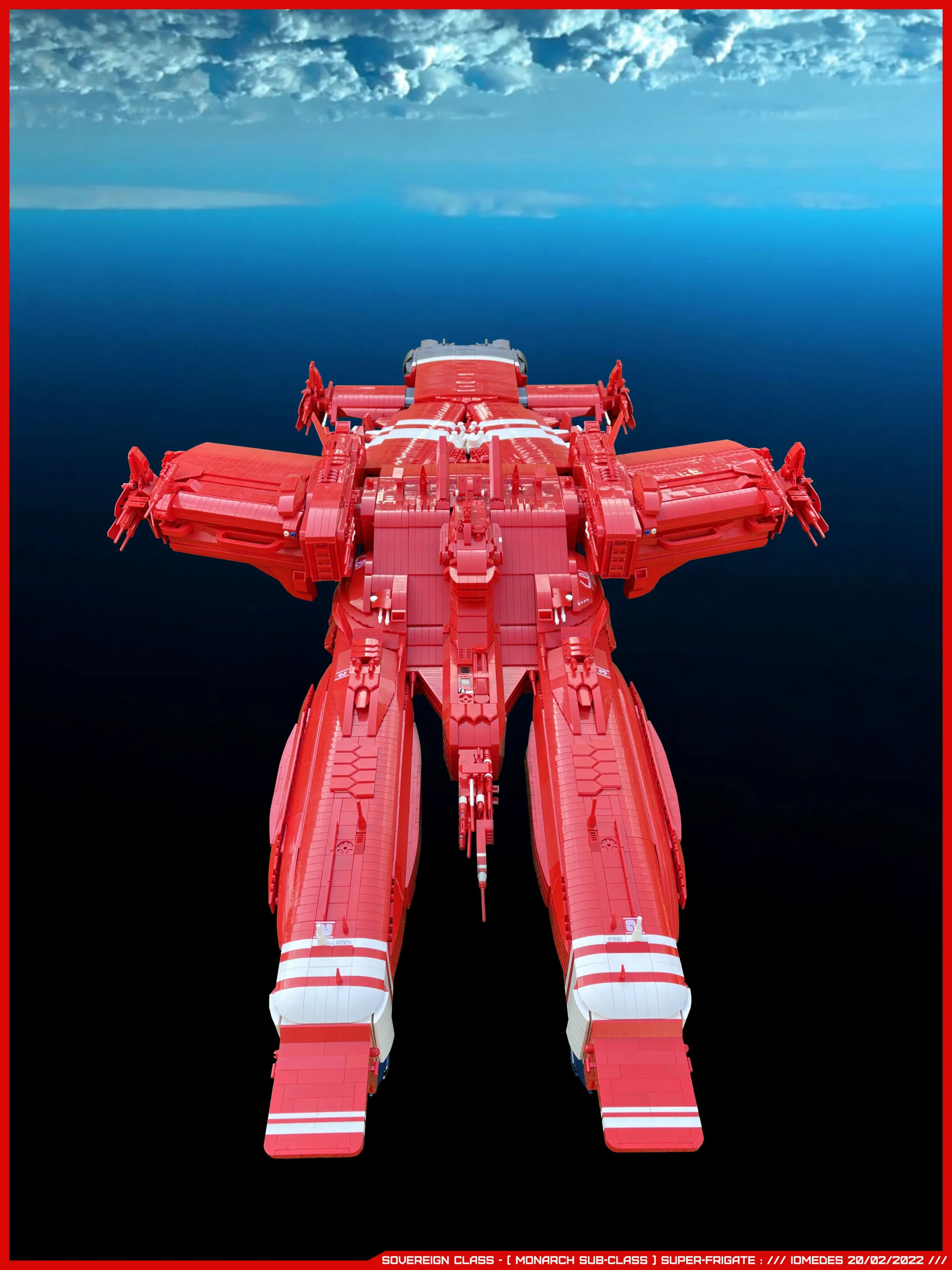 Red and Wicked: A Super Sovereign LEGO SpaceSHIP - BrickNerd - All ...