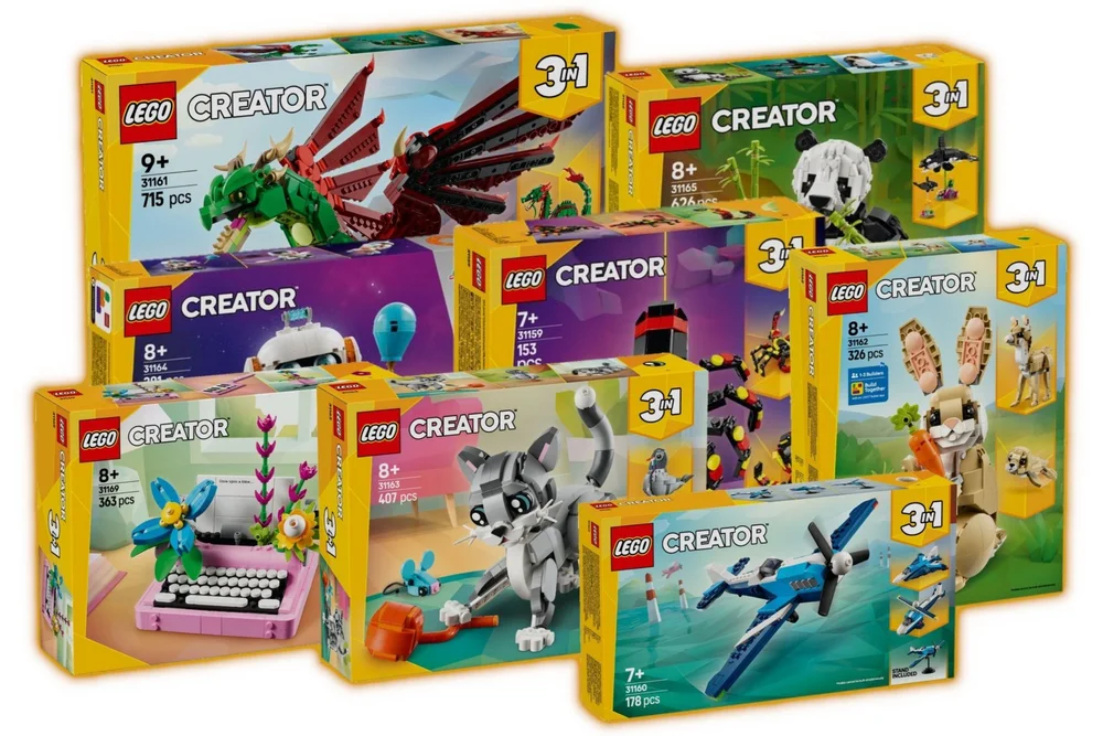 Turning LEGO Creator 3-in-1 Sets into Combo Builds - BrickNerd - All ...