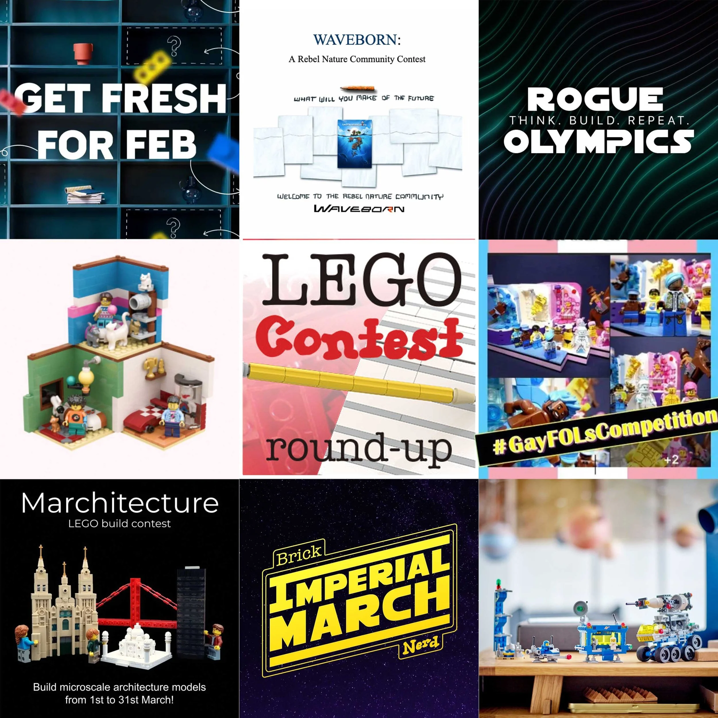 Squaring the Circle: Building Round Shapes Using LEGO - BrickNerd - All ...