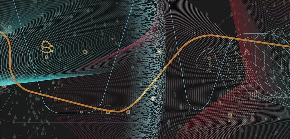 THE IBM/WEATHER CHANNEL MURAL — john hersey