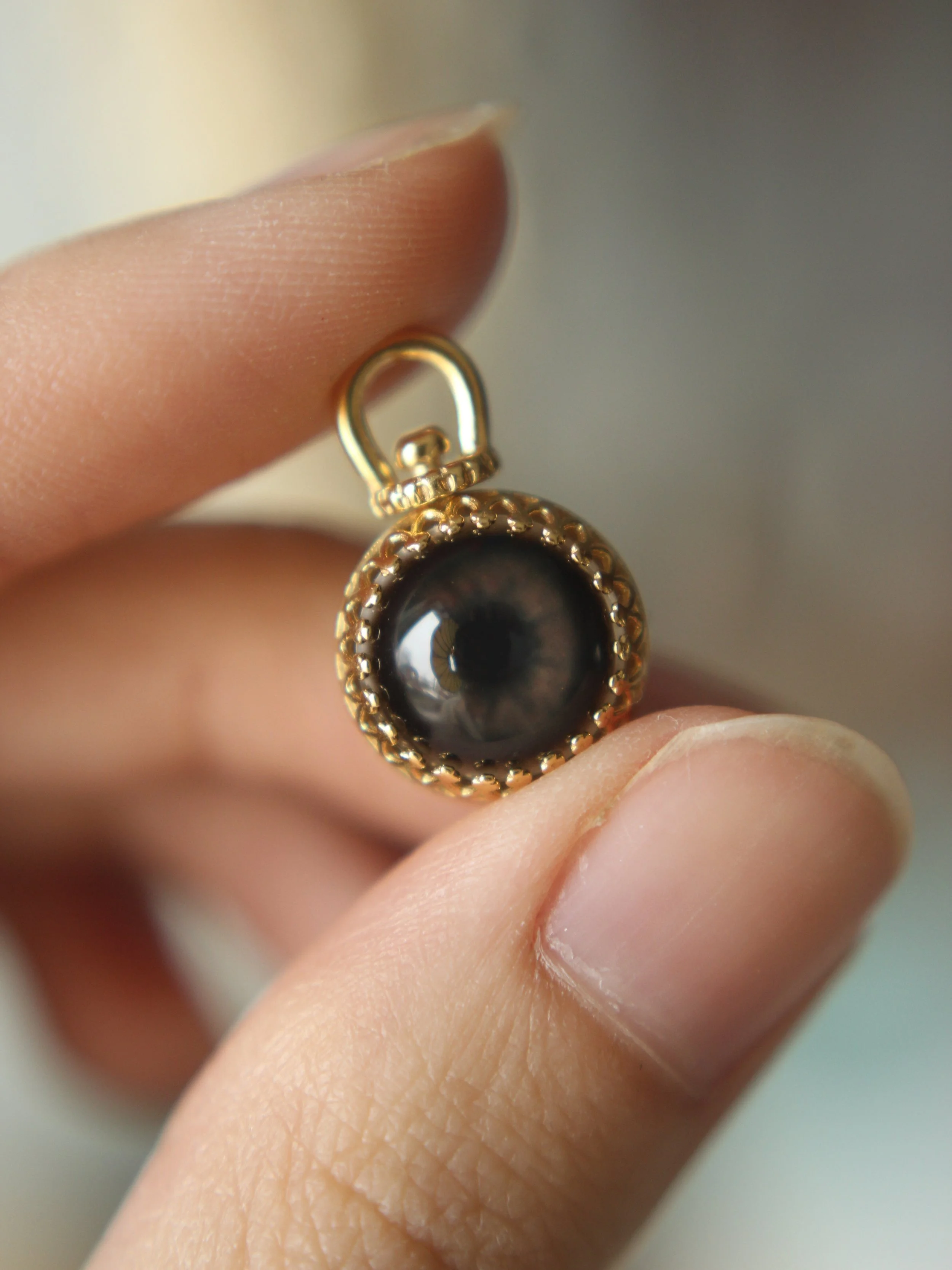 Taxidermy Eye Pendants — mickey alice kwapis