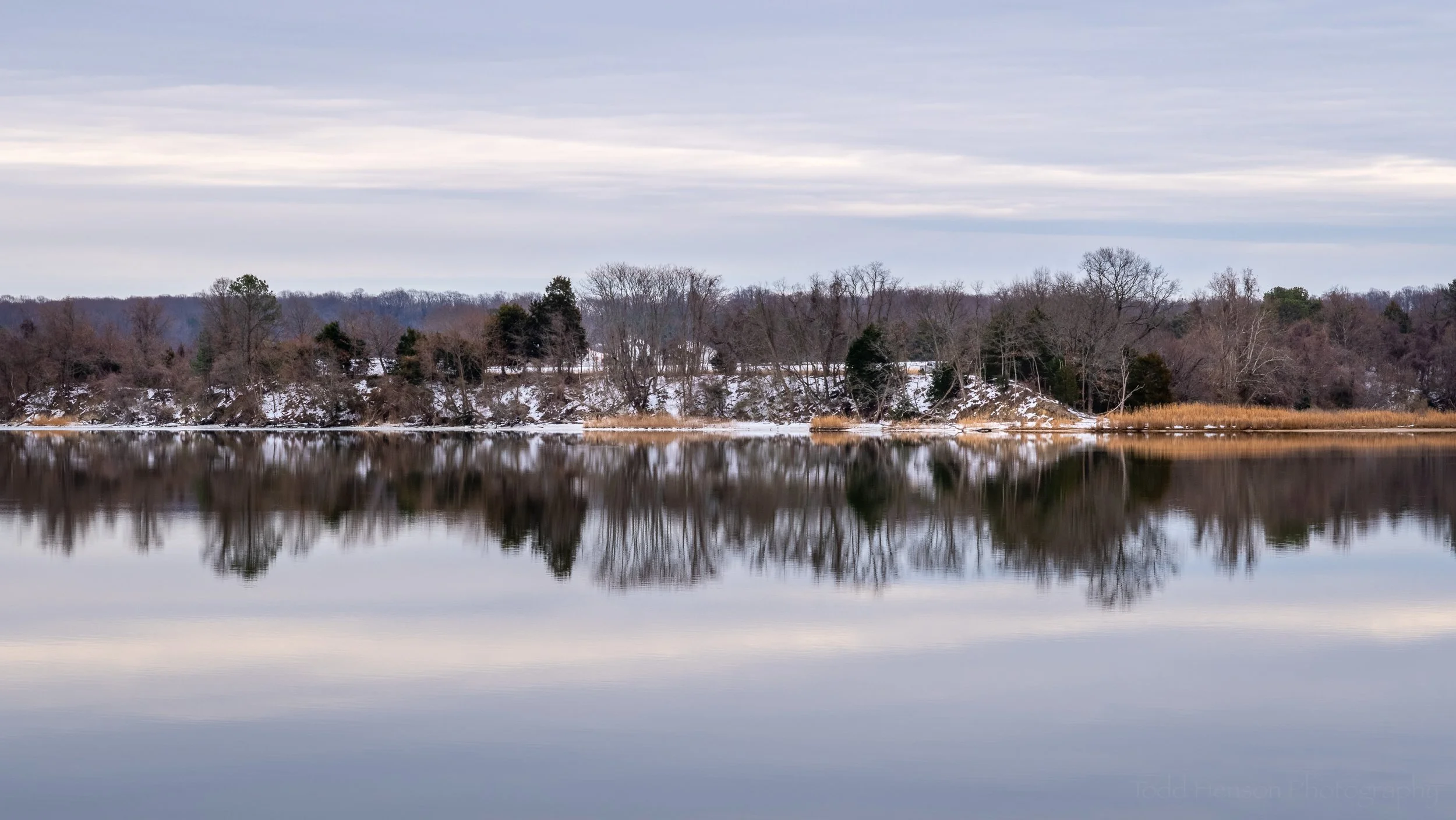 Reflections at Pope’s Creek in Winter — Todd Henson Photography