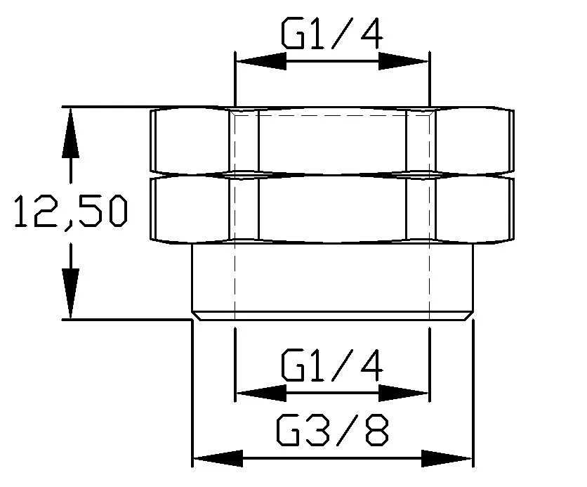 G1 4 To G1 4 Bulkhead Chrome XSPC Performance PC Water Cooling G1 4 To G1 4 Bulkhead Chrome XSPC Performance PC Water Cooling
