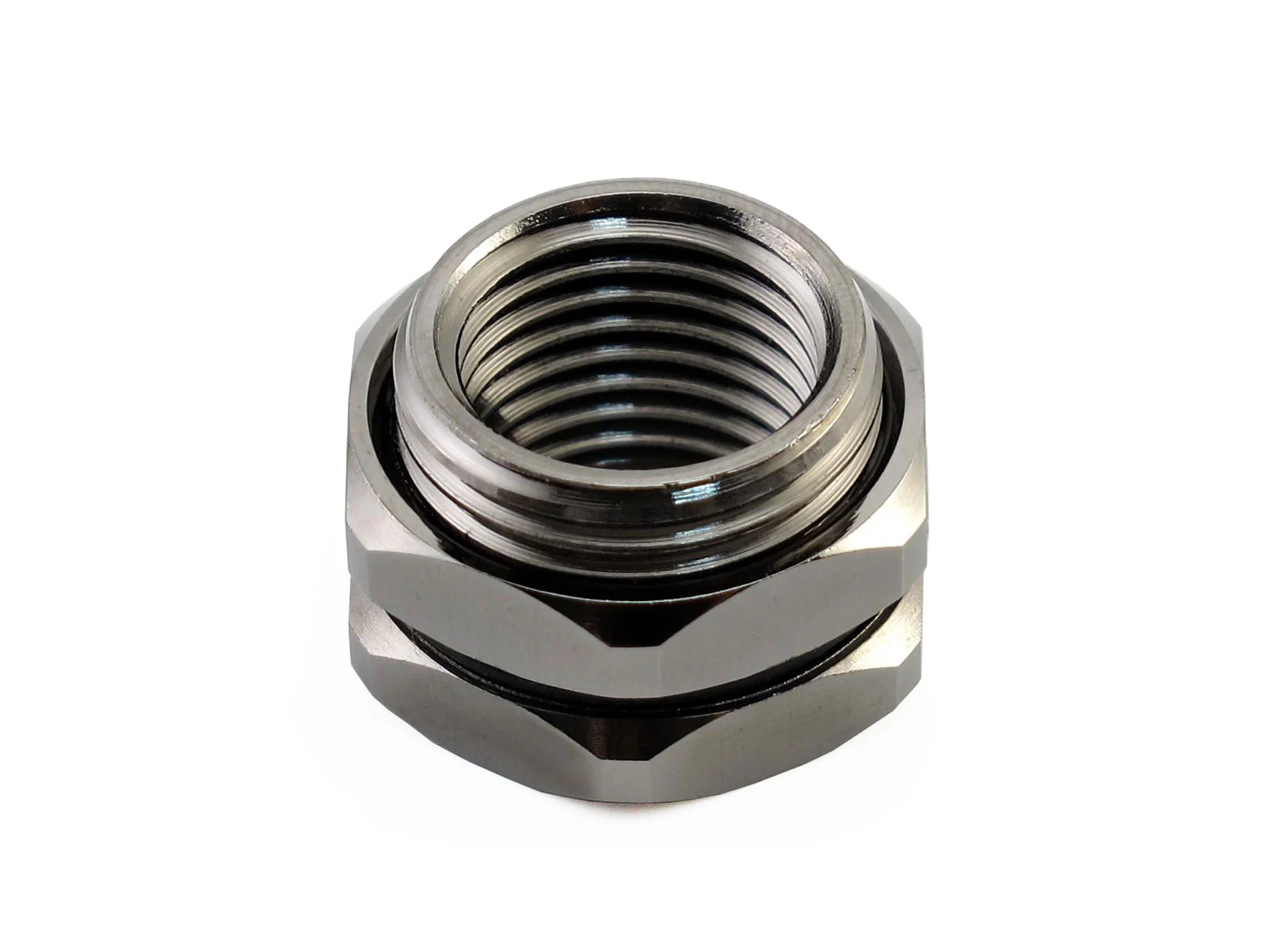 G1 4 To G1 4 Bulkhead Black Chrome XSPC Performance PC Water