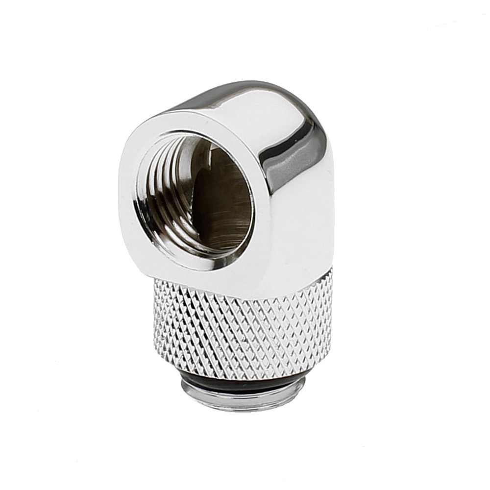 XSPC G1/4, 90 Degree Classic Rotary Fitting - Chrome — XSPC ...