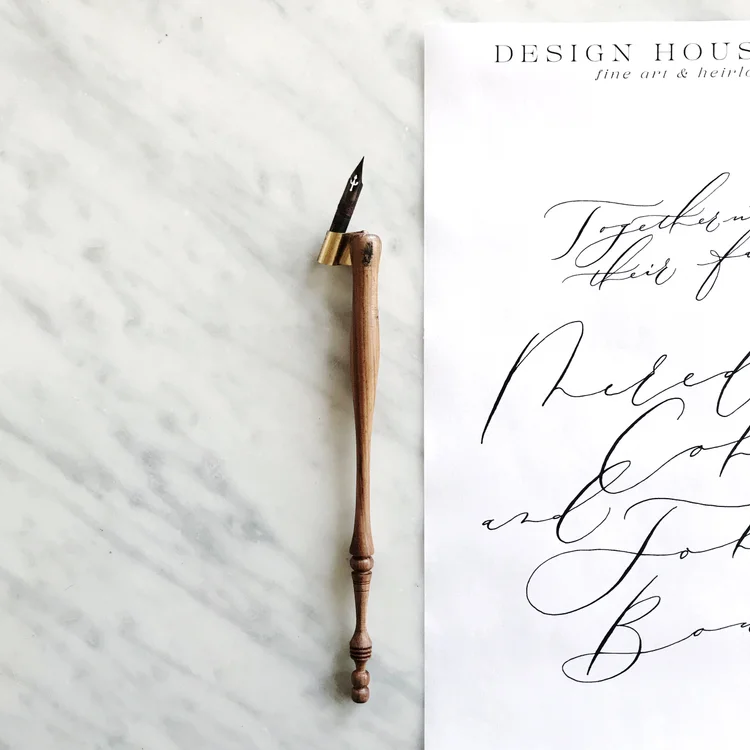 Calligraphy | The Process — Design House of Moira