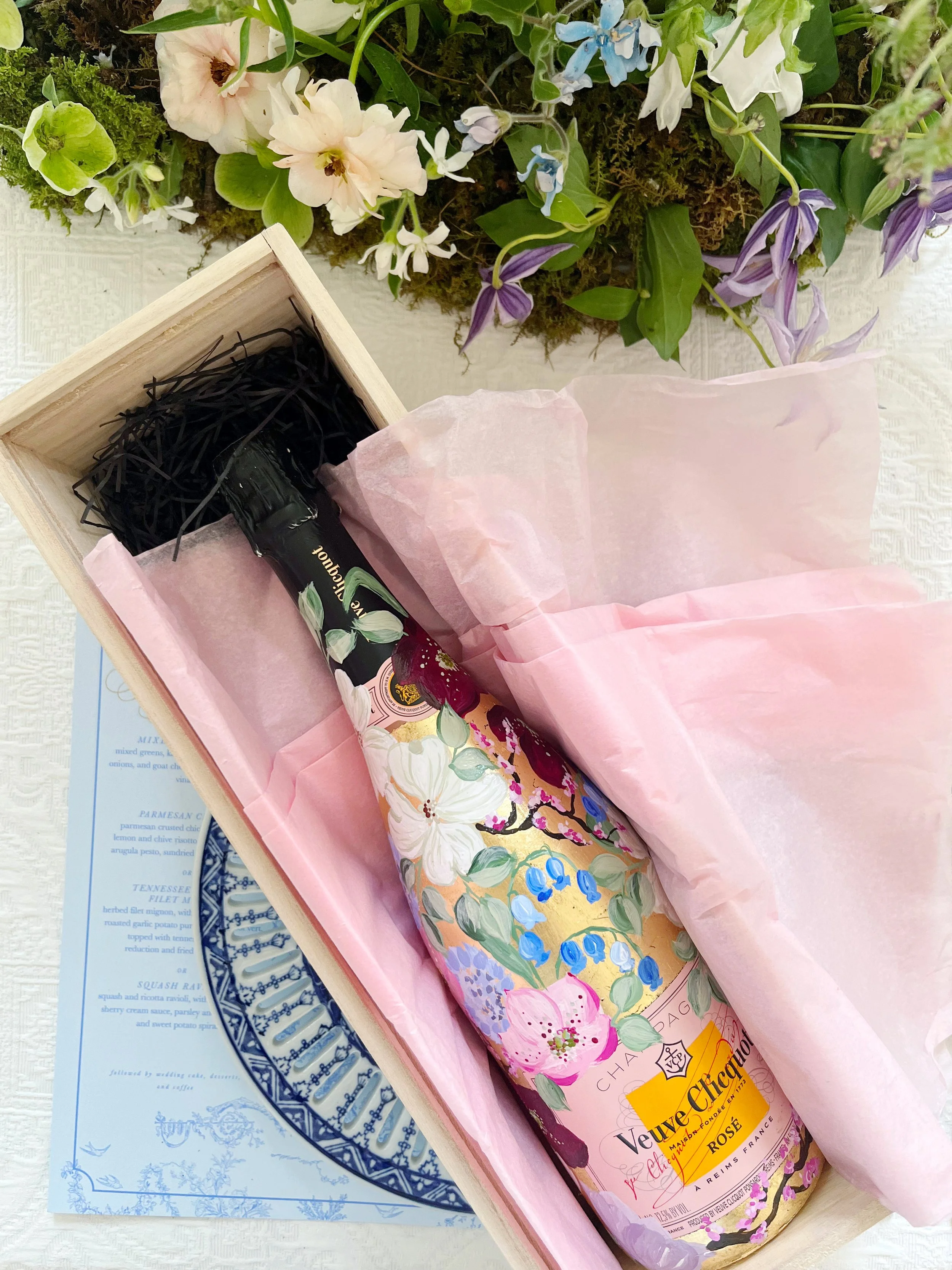 Custom Invitations | Calligraphy, Watercolor, Handmade Papers ...
