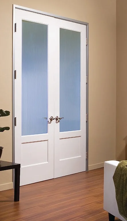 Reeded Glass Door - Glass Door Ideas