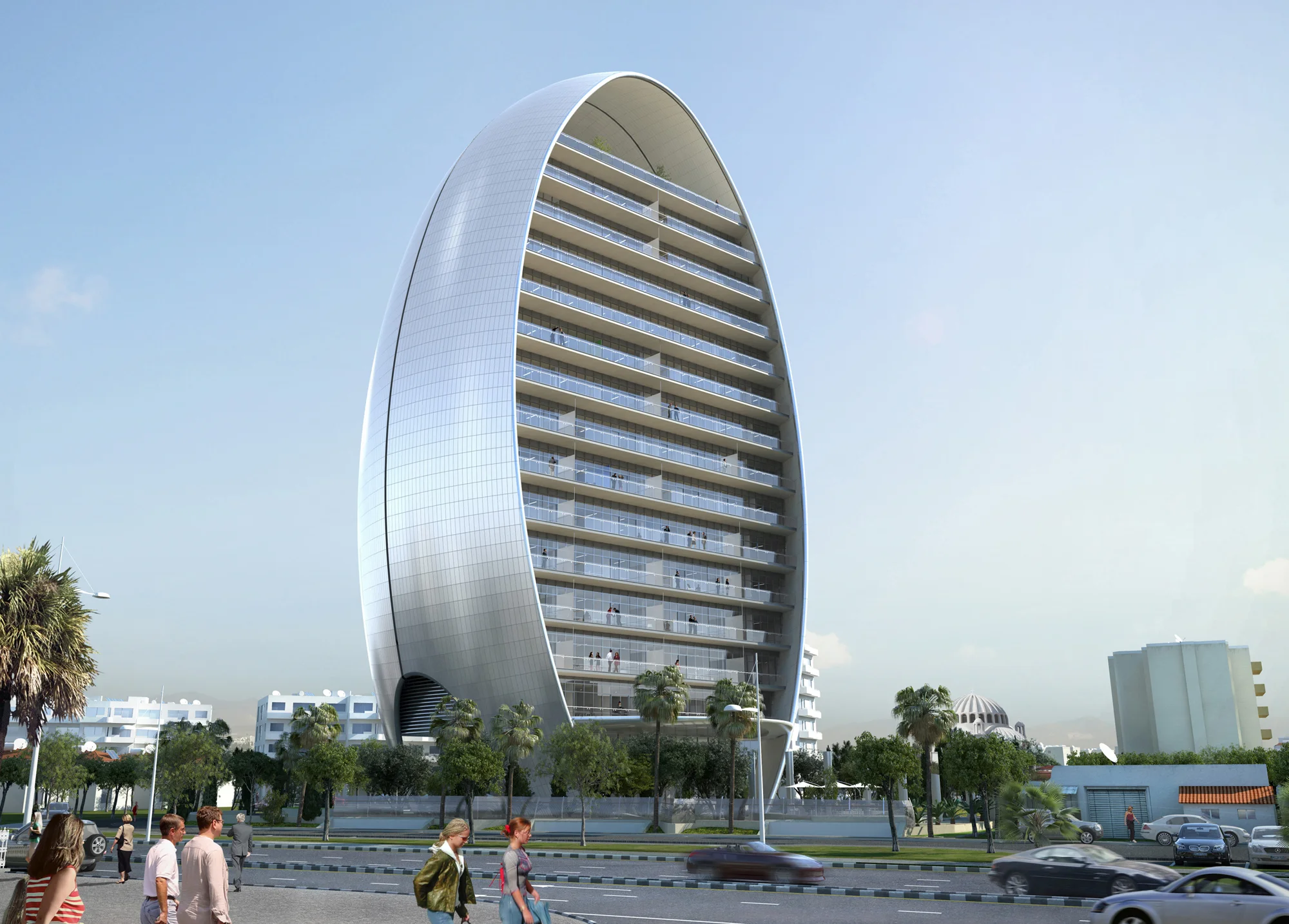 Ellipse Shaped Buildings