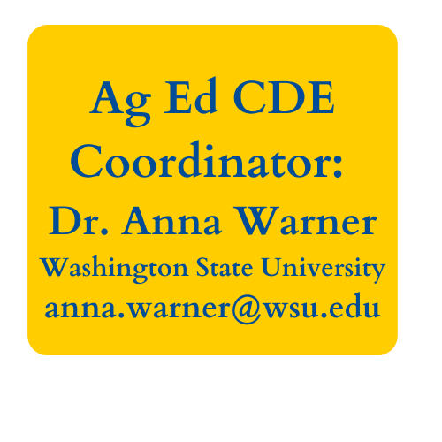 Agricultural Education — Washington FFA Association