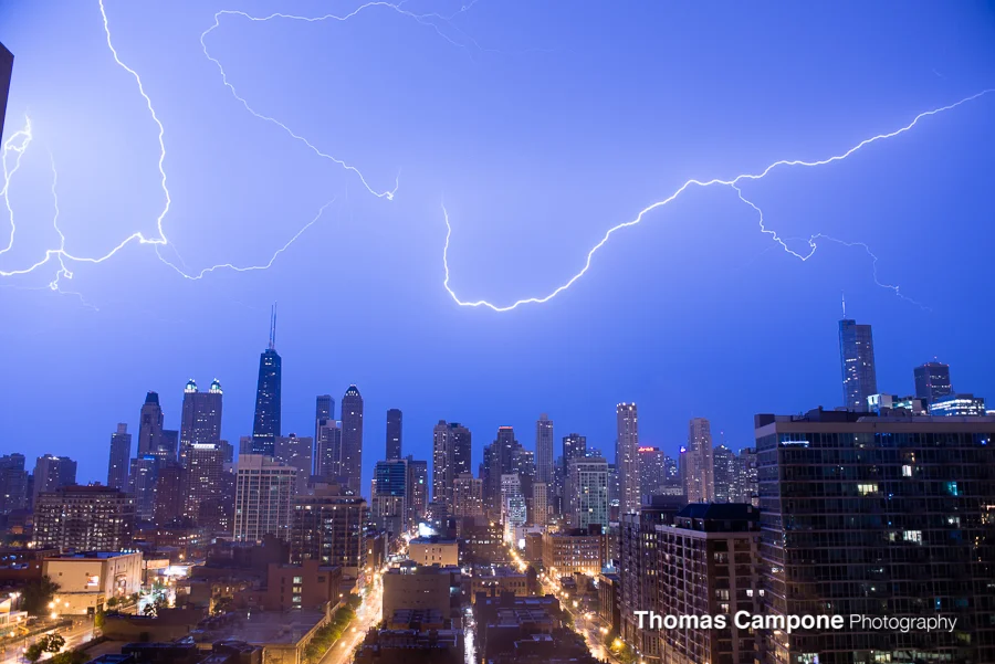 Chicago Lightning Storm - June 30th 2014 — Thomas Campone Photography