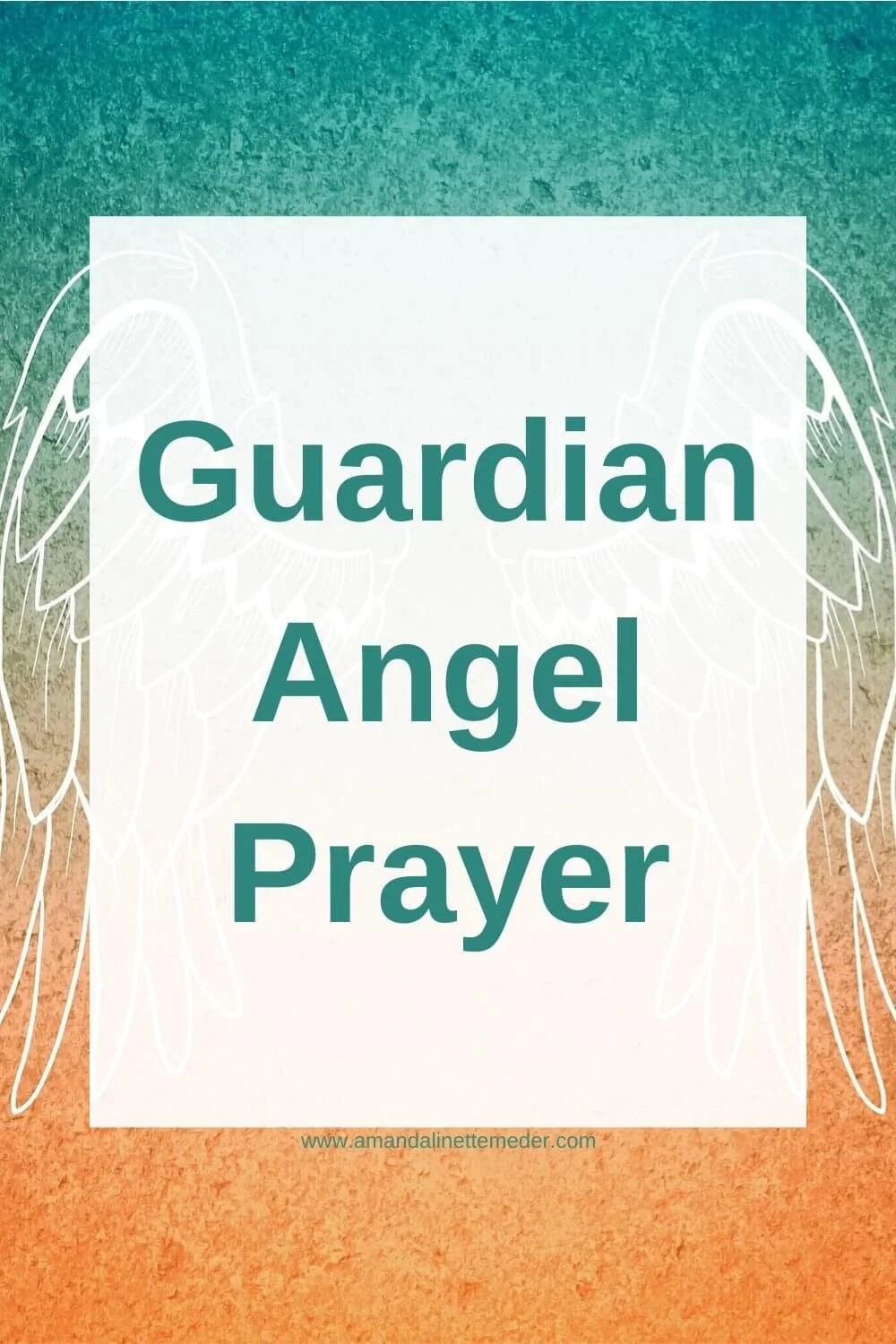 Guardian Angel Prayer