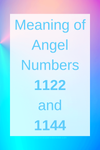 Meaning of Repeating Number Series 1122 and 1144