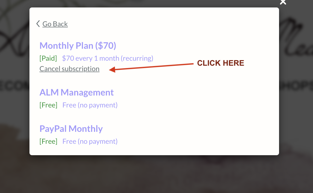 How To Cancel Your Member Subscription — Amanda Linette Meder