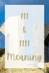 111 & 1111 Meaning — Amanda Linette Meder