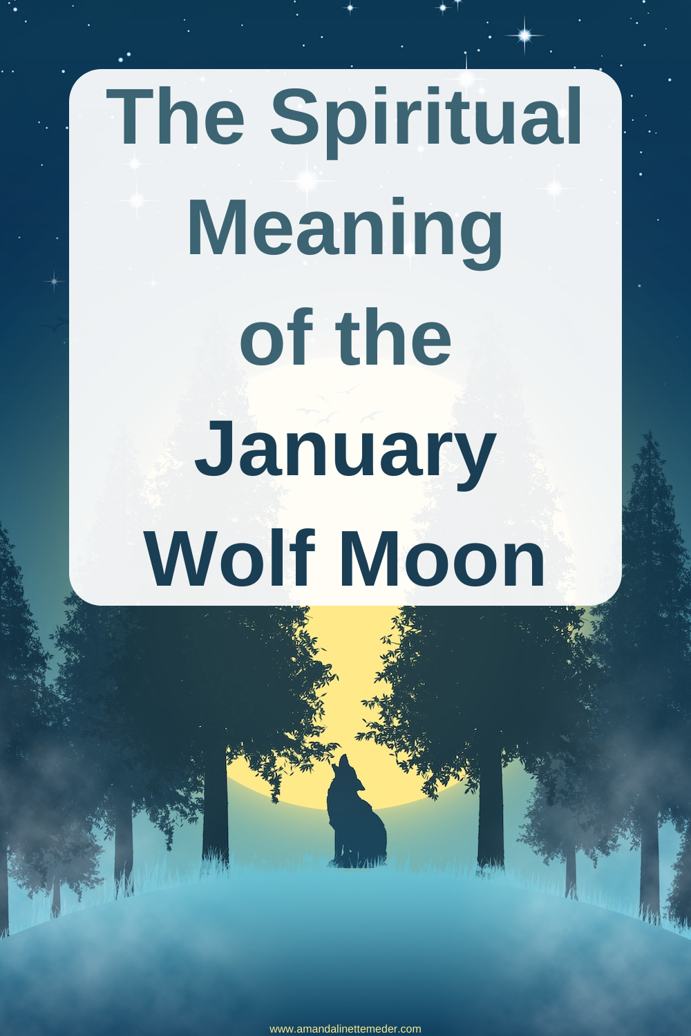 The Spiritual Meaning of the January Wolf Moon — Amanda Linette Meder
