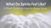 What Do Spirits Feel Like? A Guide On How To Sense Spirits — Amanda ...
