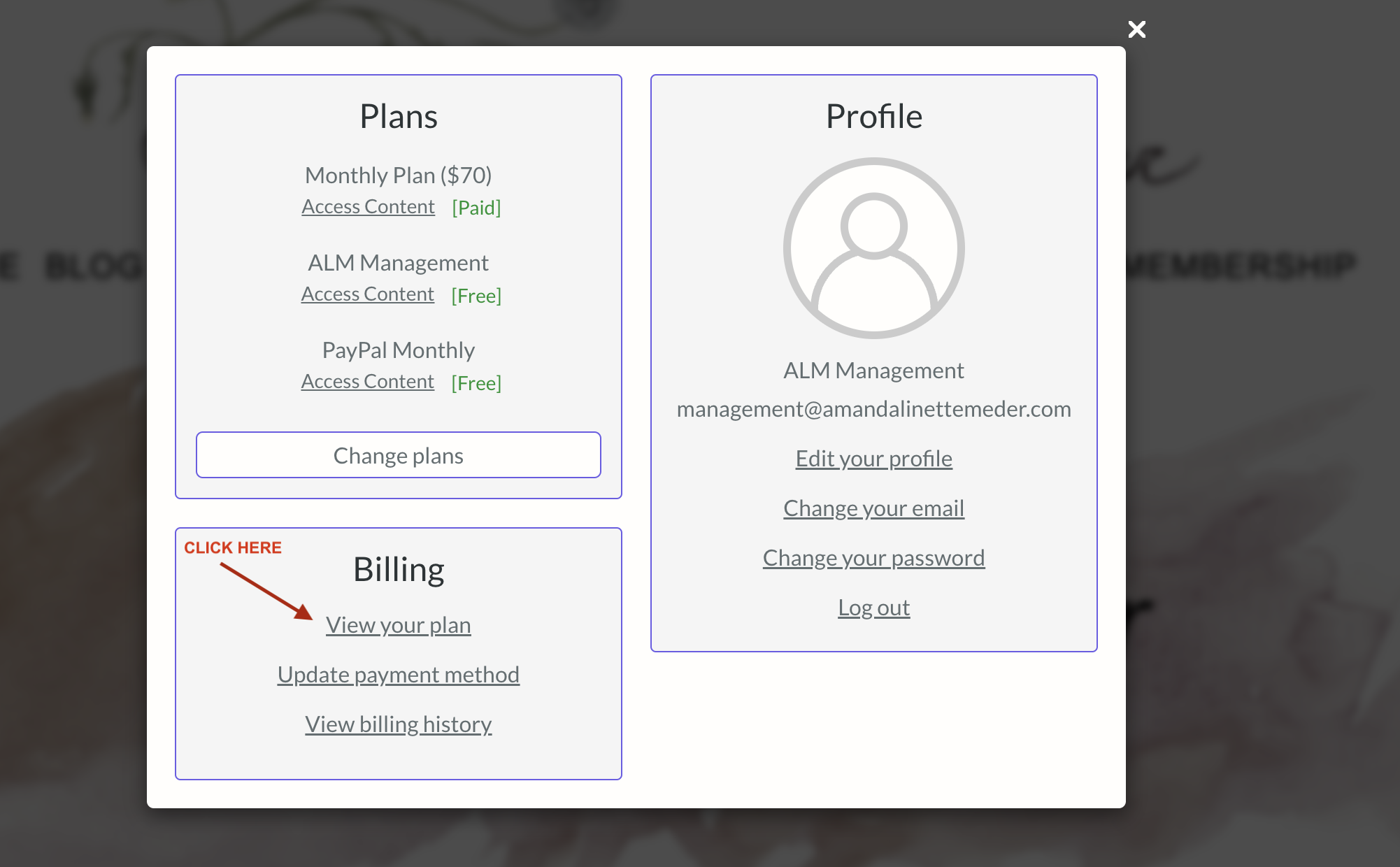 How To Cancel Your Member Subscription — Amanda Linette Meder