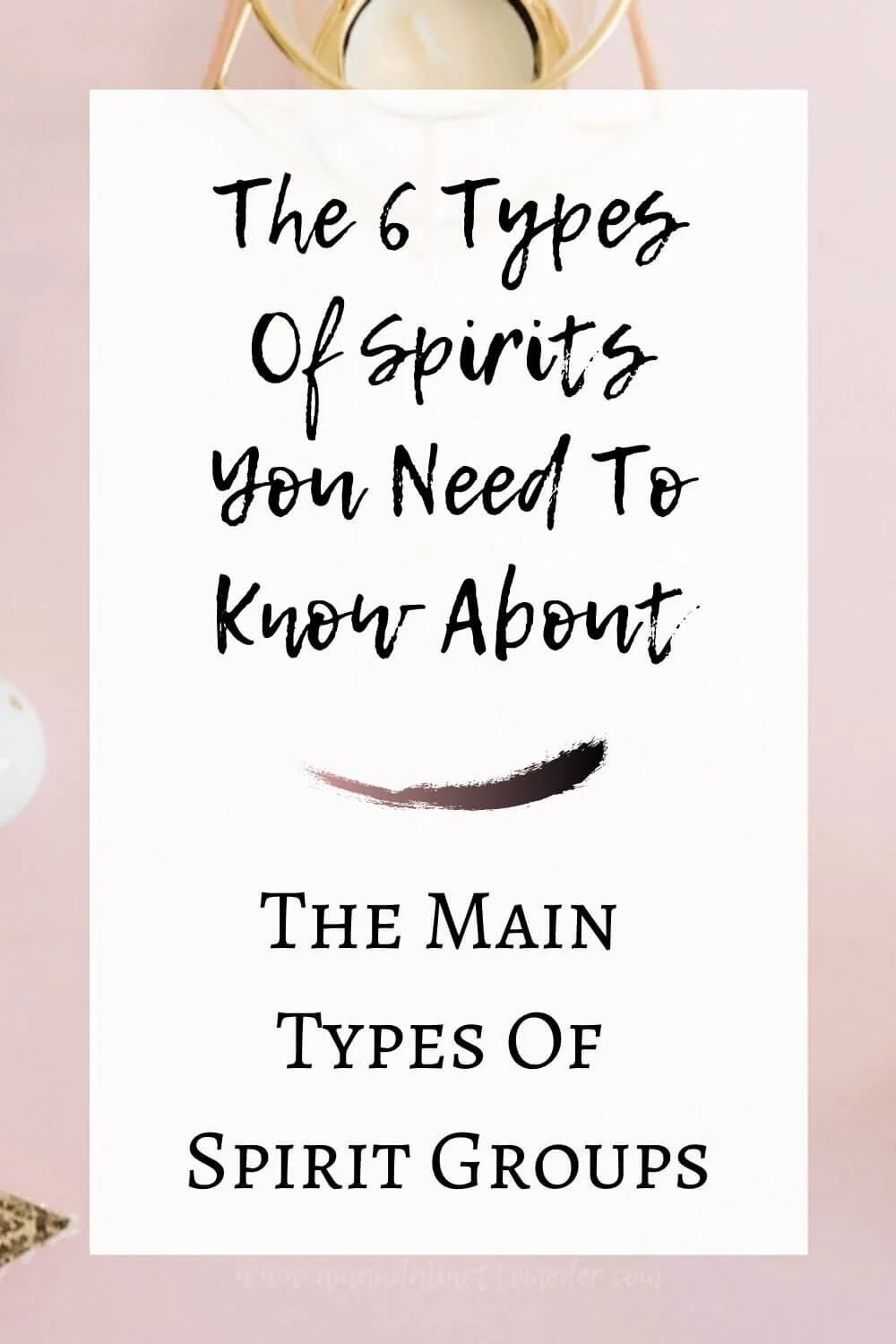 The 6 Types Of Spirits You Need To Know About