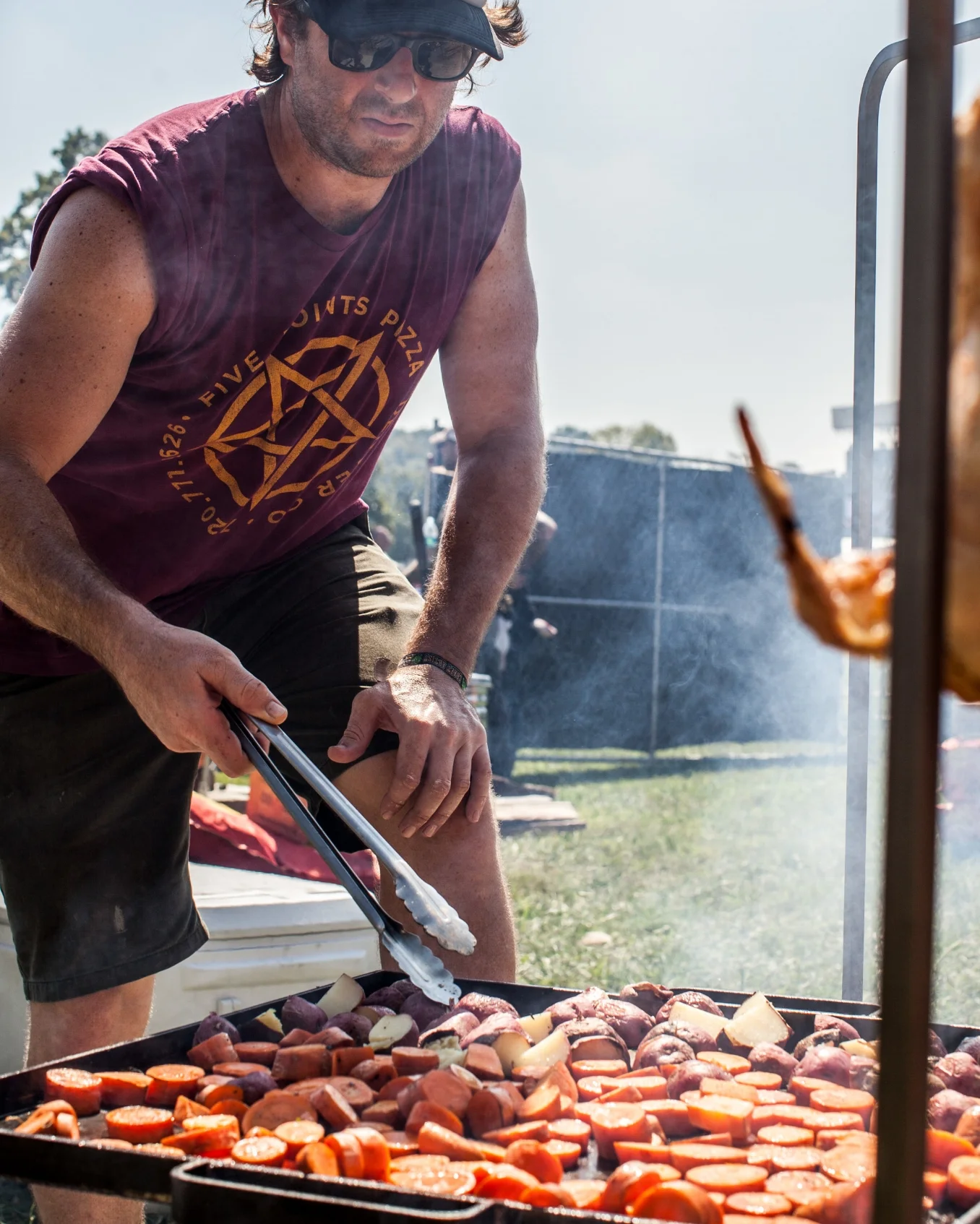 by the fire — paper to table's bonfire