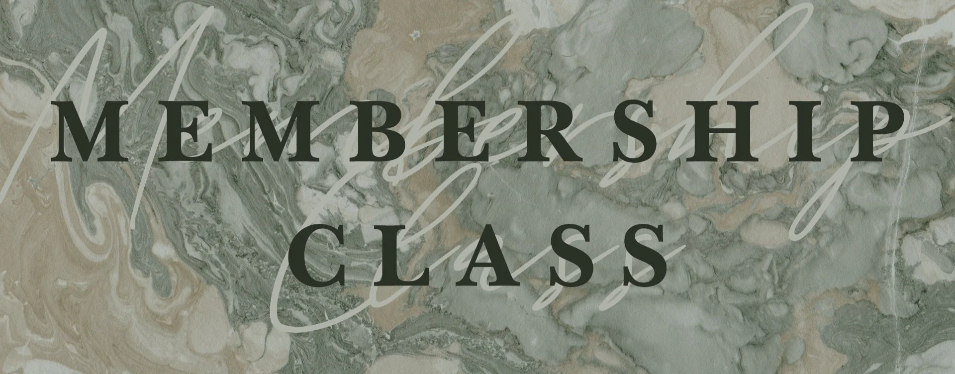 Membership Class — Sovereign Grace Church