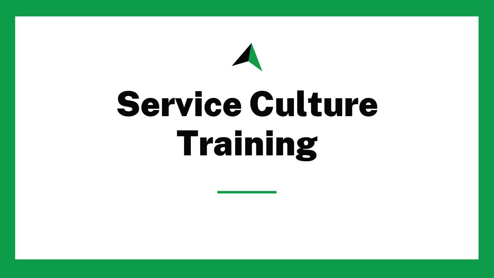 How to create service culture training — Jeff Toister