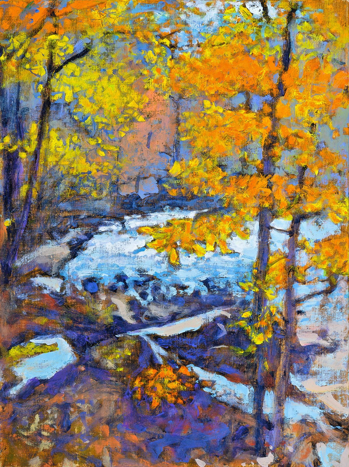 Rick Stevens | Rockaway River, Autumn - 2022 — Rick Stevens Art