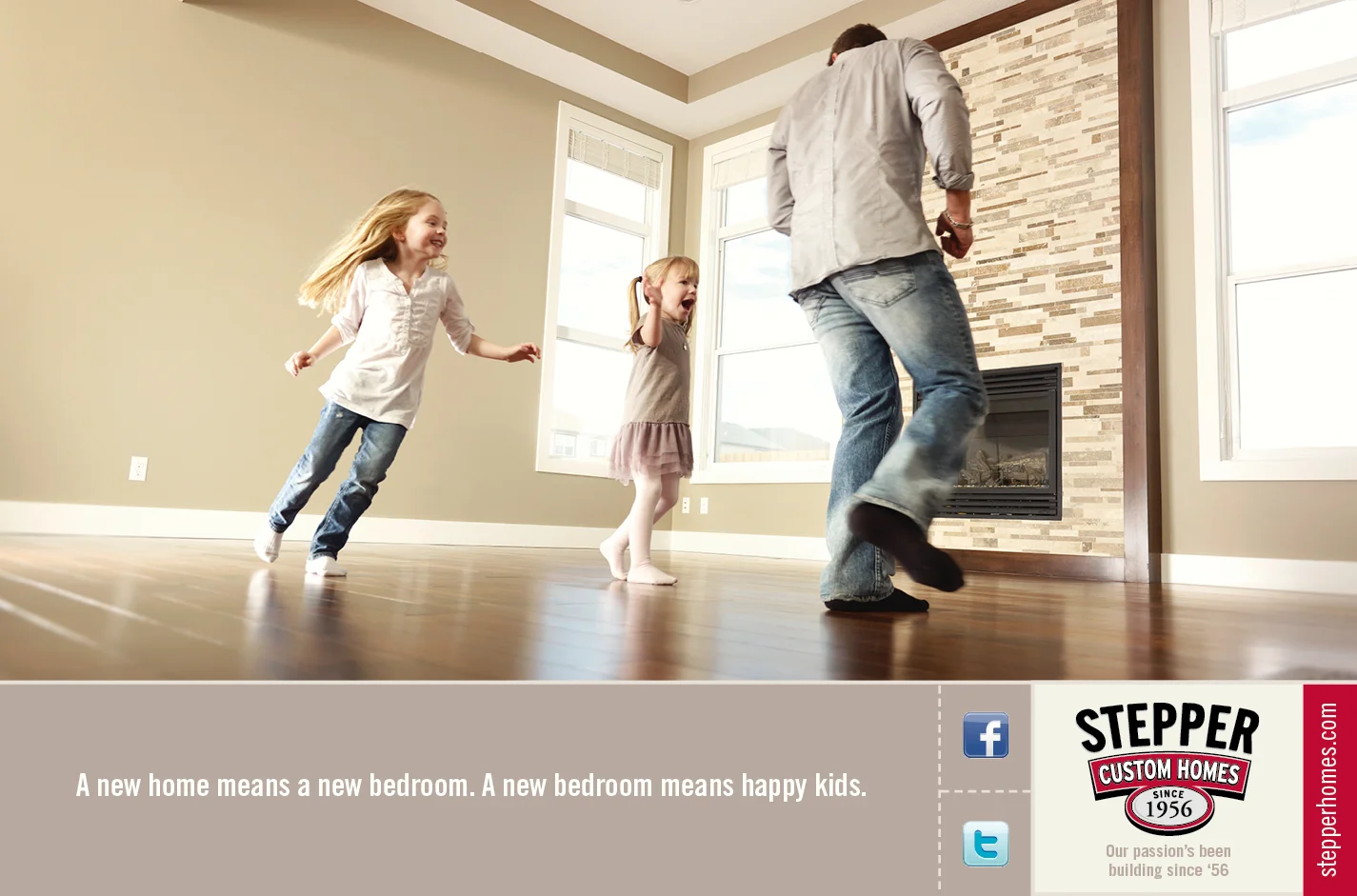 STEPPER CUSTOM HOMES — Cattleprod Creative