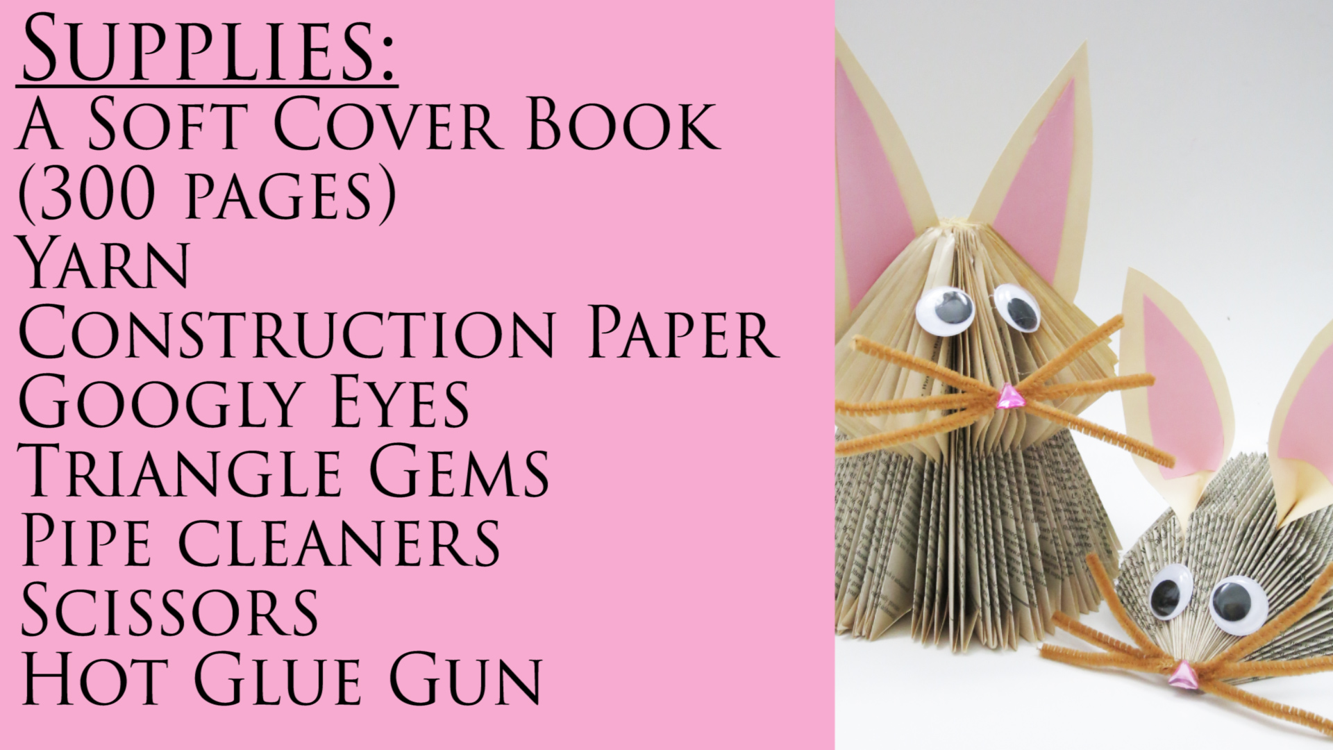 Book Art Sculpture Tutorial