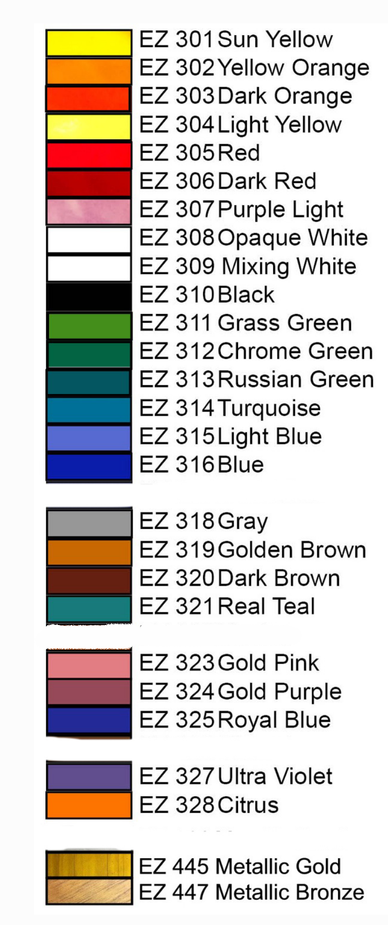 EZ Enamels — Bonny Doon Fused Glass Tools