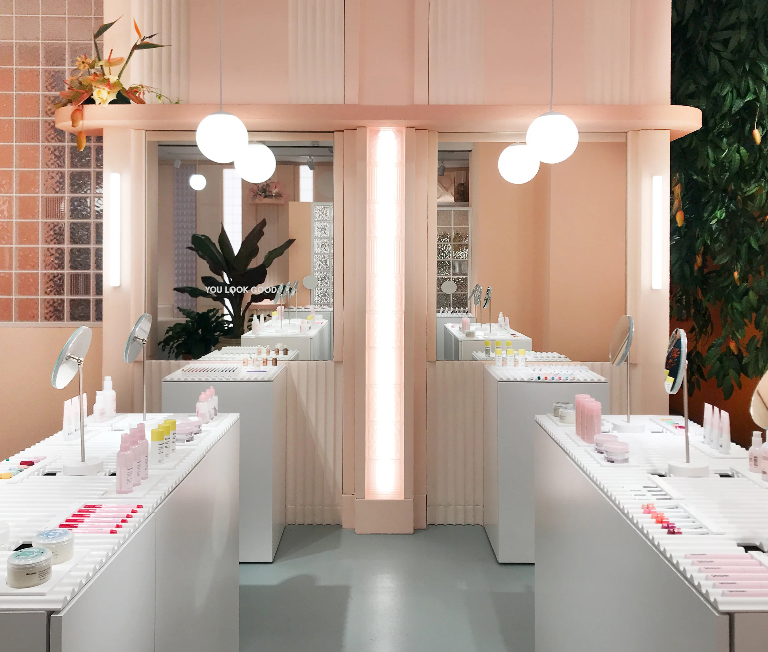 glossier flagship — Bridget Cinquegrano