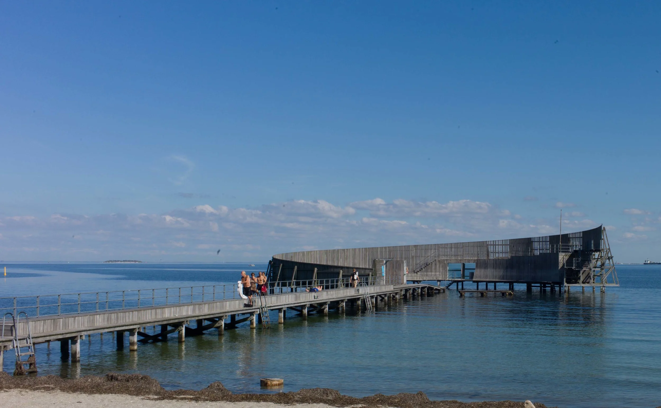 architecture for seawater swimming — danish architecture and design review