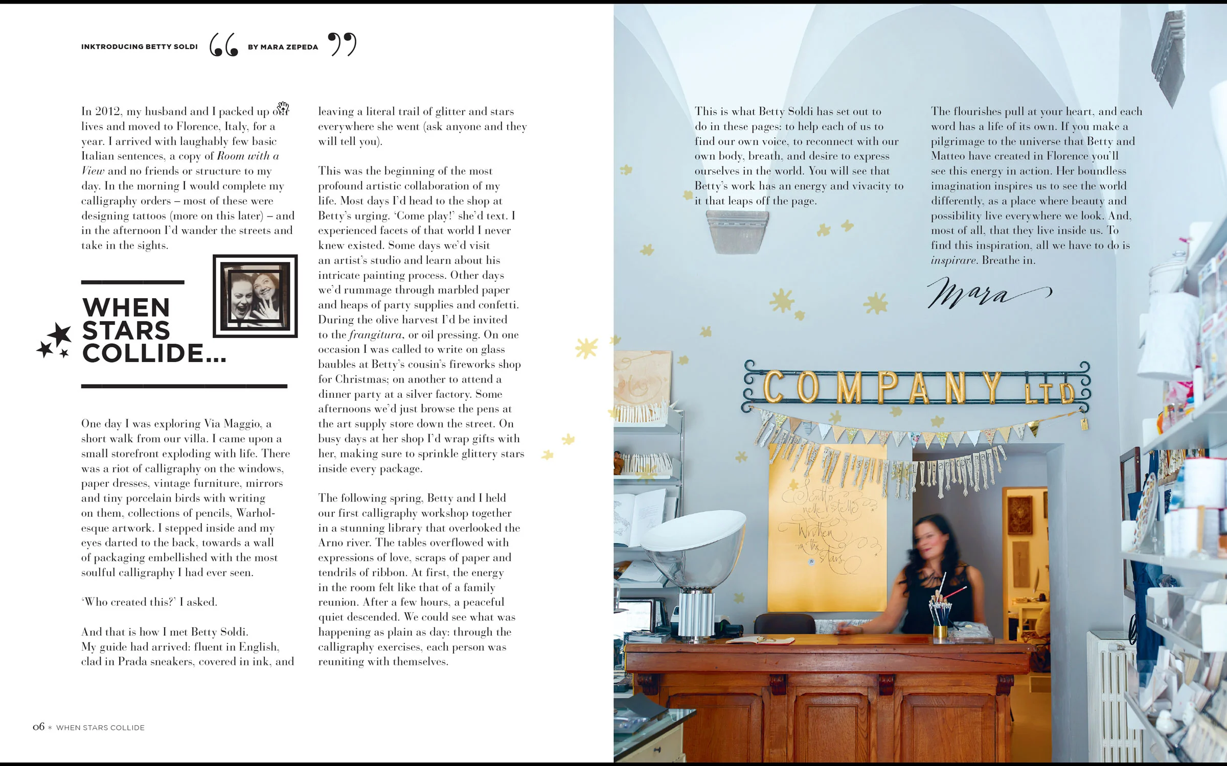 INKSPIRED — BETTY SOLDI