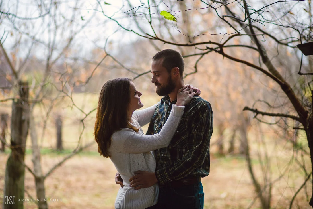 Rustic Barn Engagement Photos // Megan and Josh