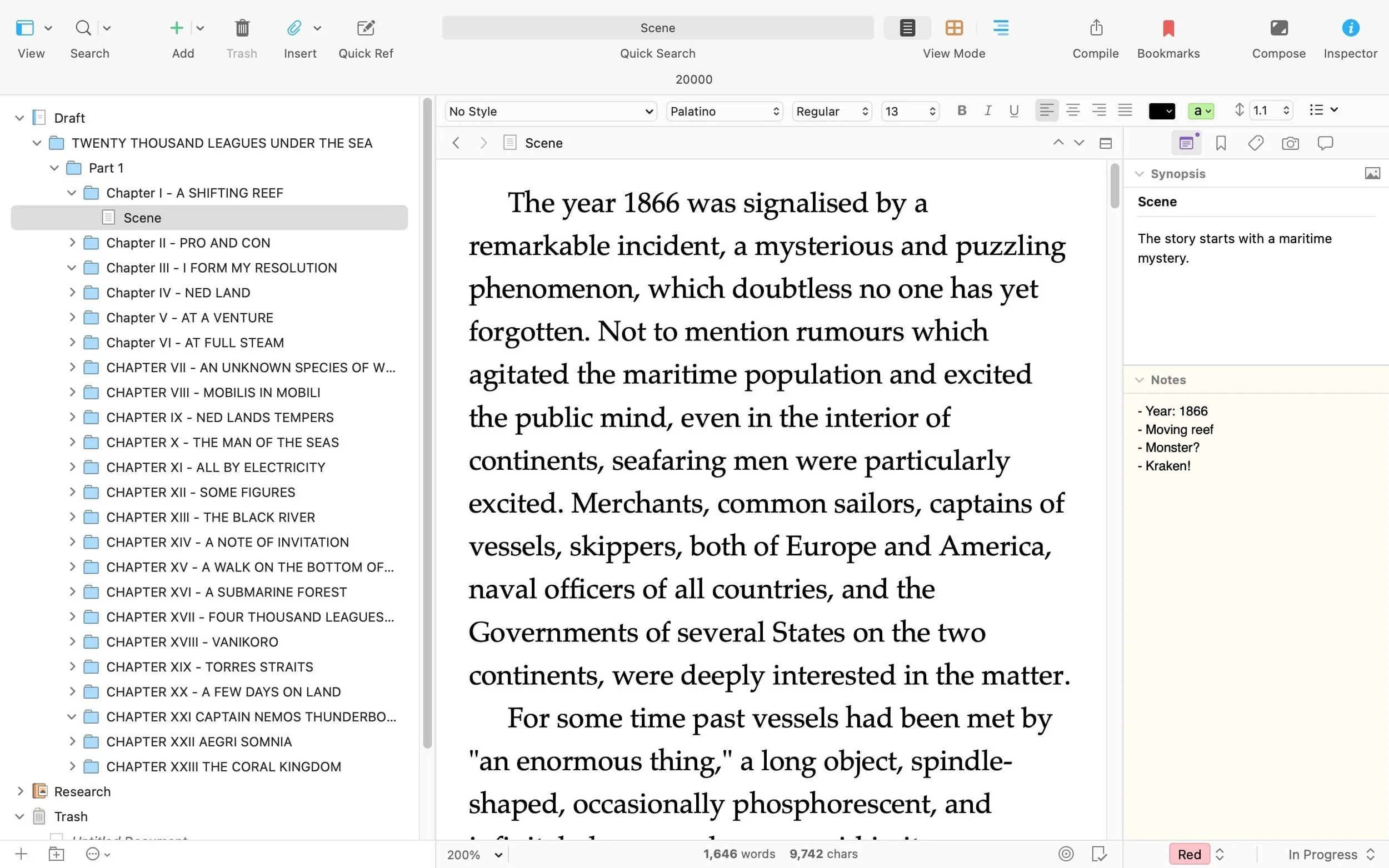 Scriveners Tree View Based Writing — Christopher Roosen