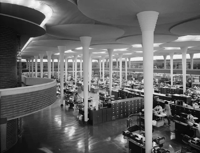 Johnson Wax Building Plan