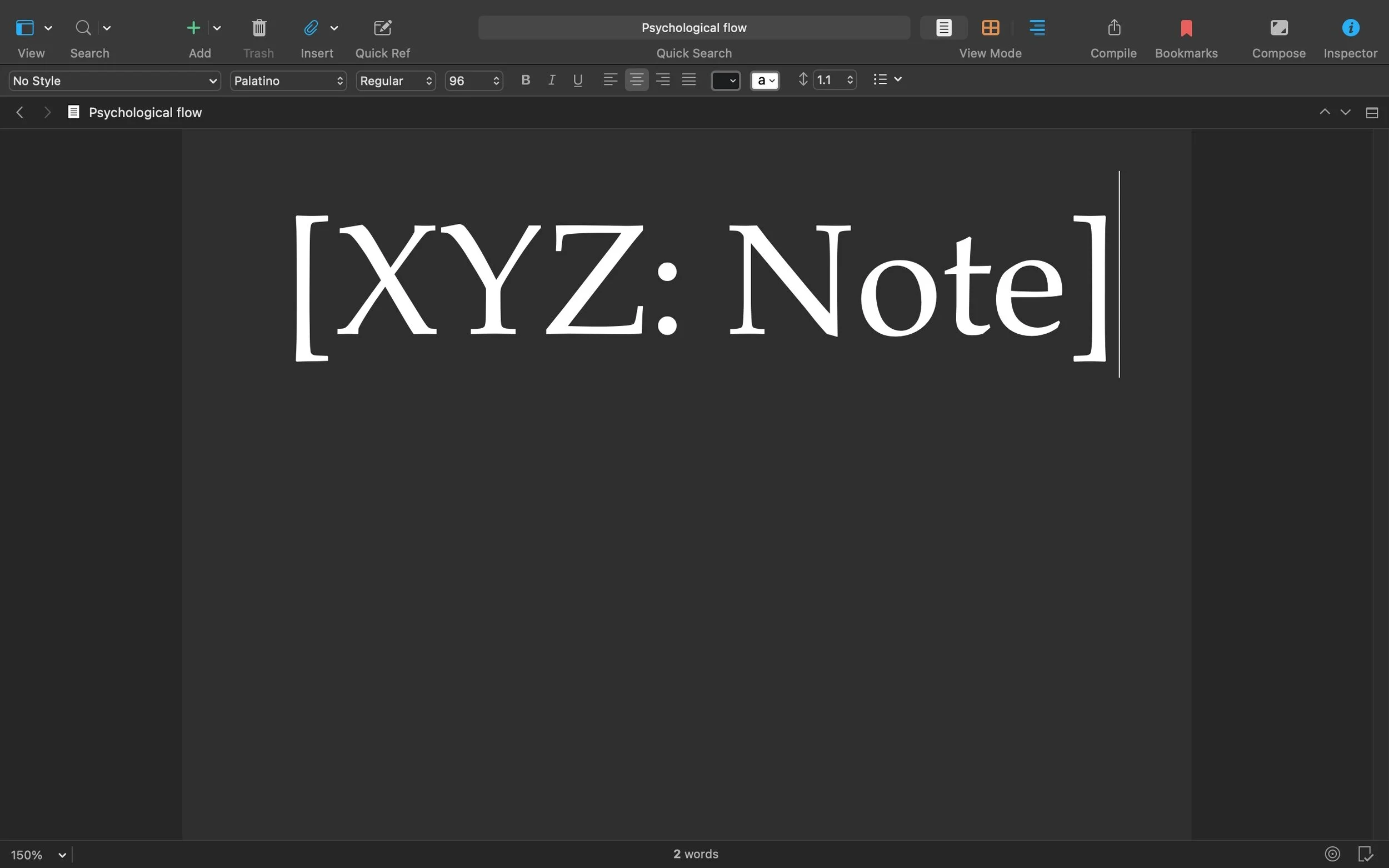Psychological Flow In Writing with Placeholders — Christopher Roosen