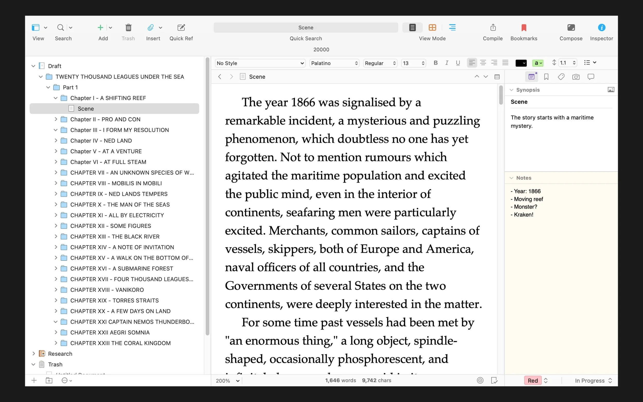 Scriveners Tree View Based Writing — Christopher Roosen