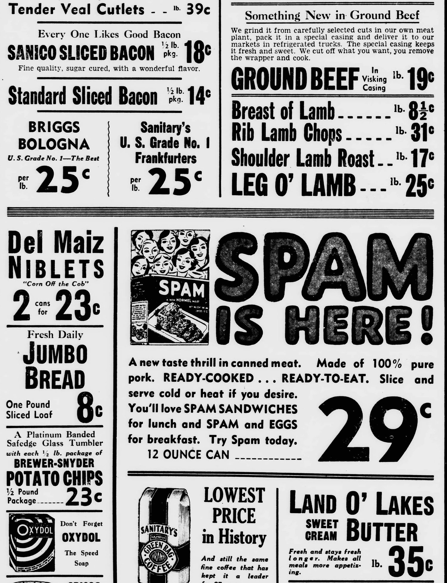 SPAM as Culture-virus, Tech-food, Inflation Fighter and Risky Ultra ...