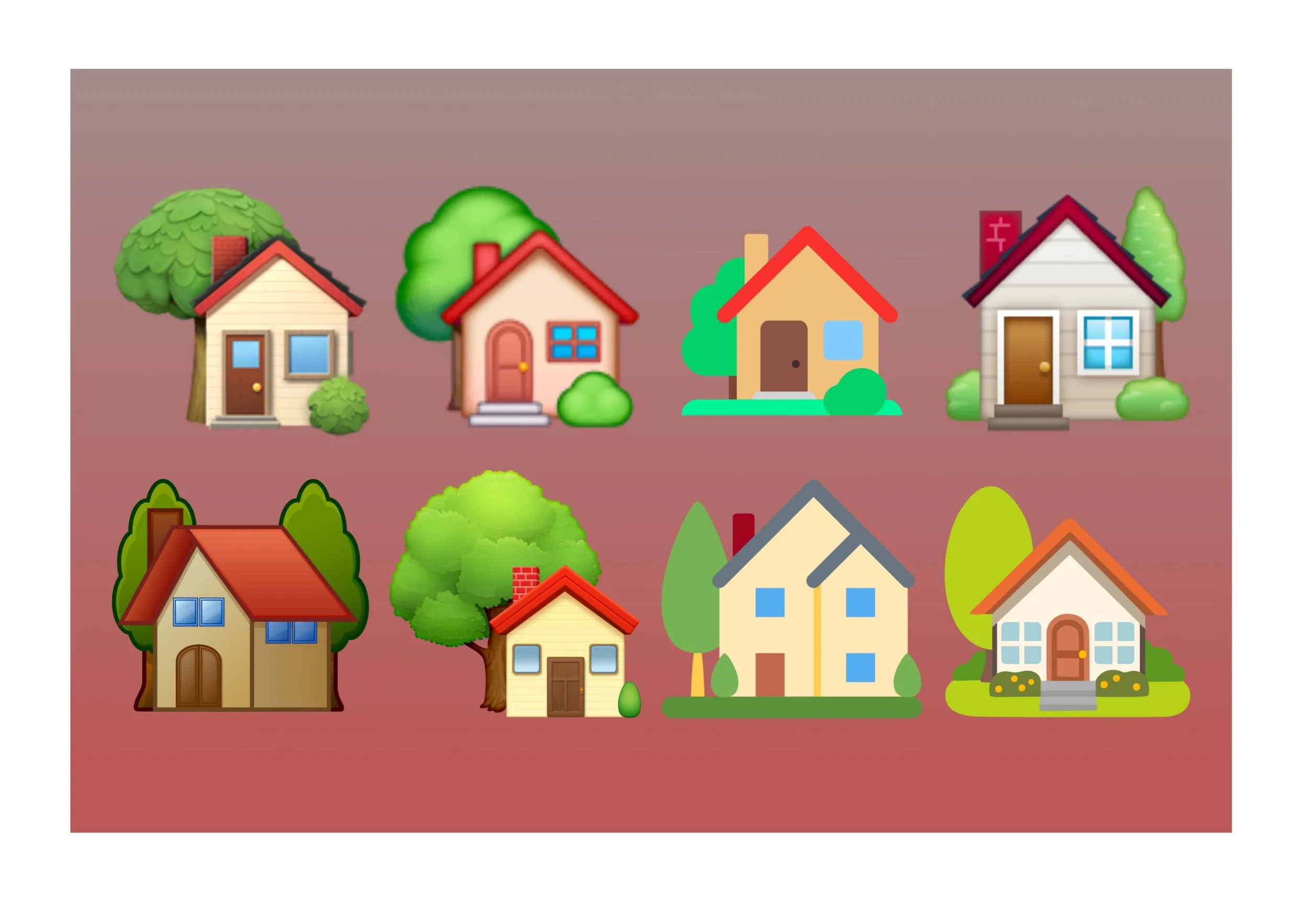 The Emoji for Home is a House, Which Is Interesting Because I Probably ...