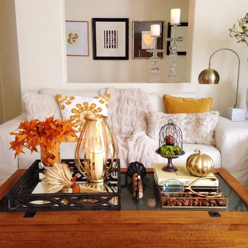 Styling a Coffee Table for November — 2 Ladies & A Chair